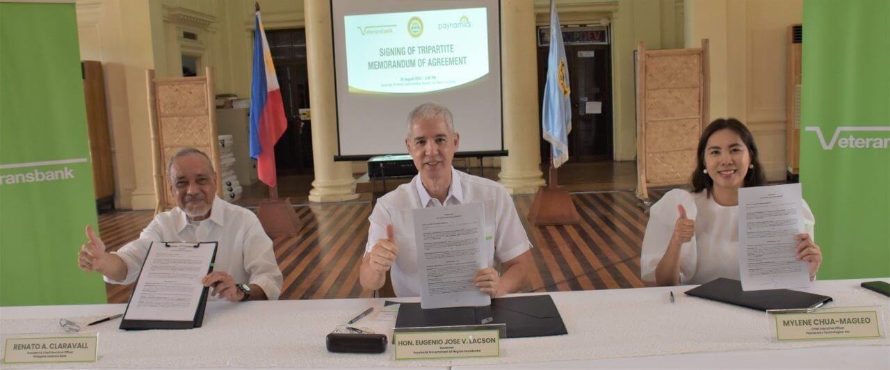 PGNO SIGNS TRIPARTITE AGREEMENT WITH PHIL. VETERANS BANK AND PAYNAMICS ...
